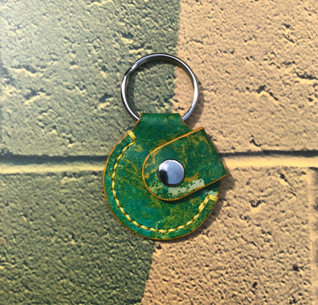 Handmade ALDI, Quarter Keeper Key Chain, Coin Holder Key Fob, Coin ...