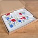 Embroidered Linen Tablecloth Poppies With Cornflowers. White Linen ...