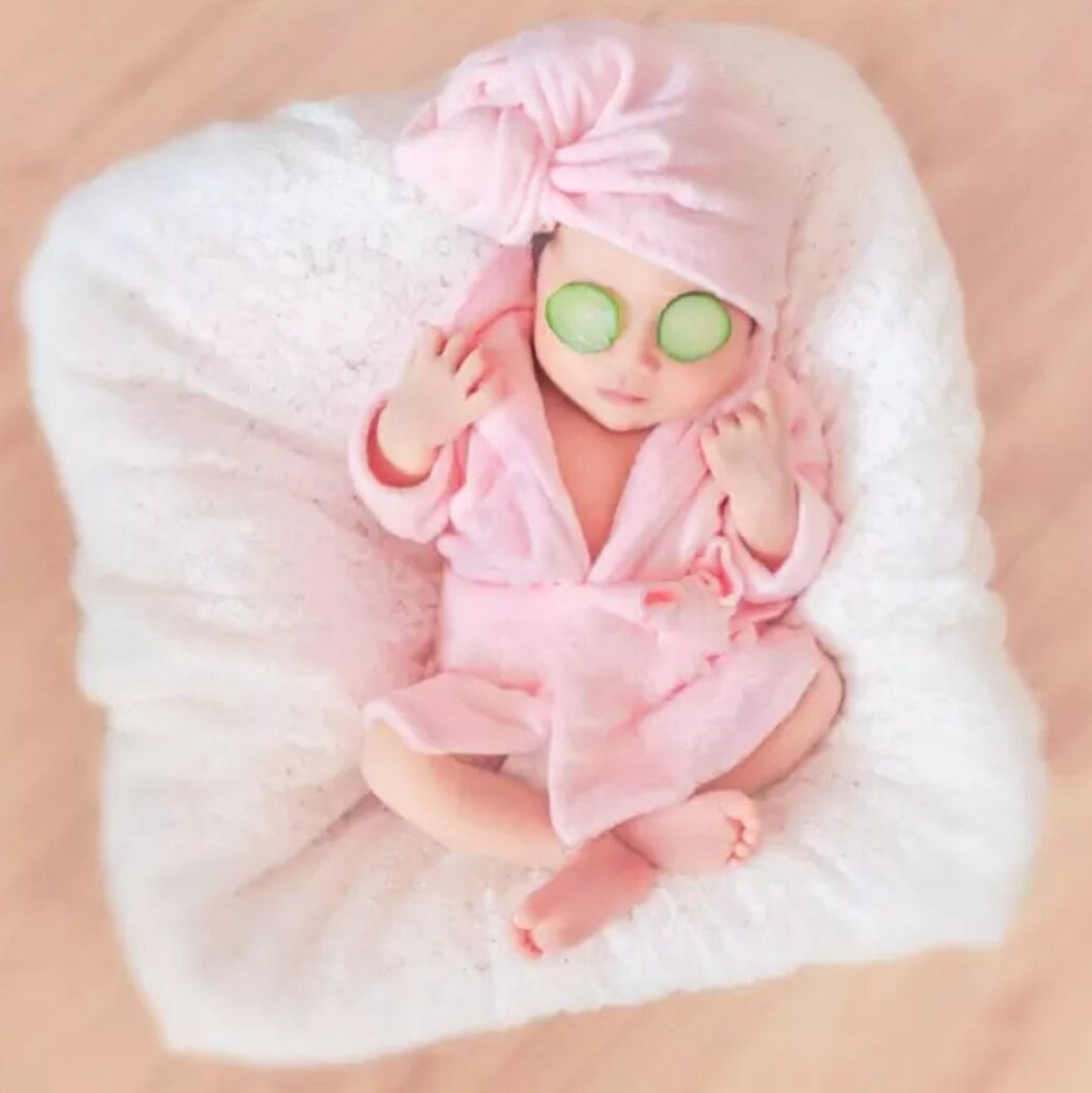 3pc Baby Bathrobe Set - Etsy