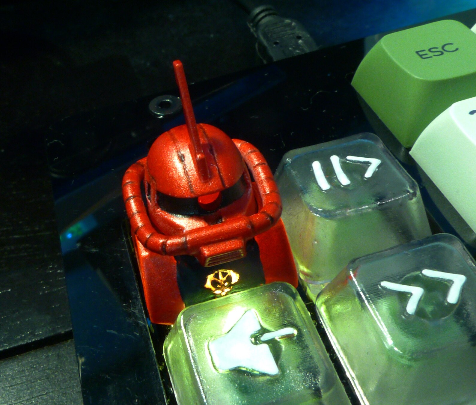 MS-06 Zaku II Artisan Keycaps for Cherry MX style keyboards | Etsy