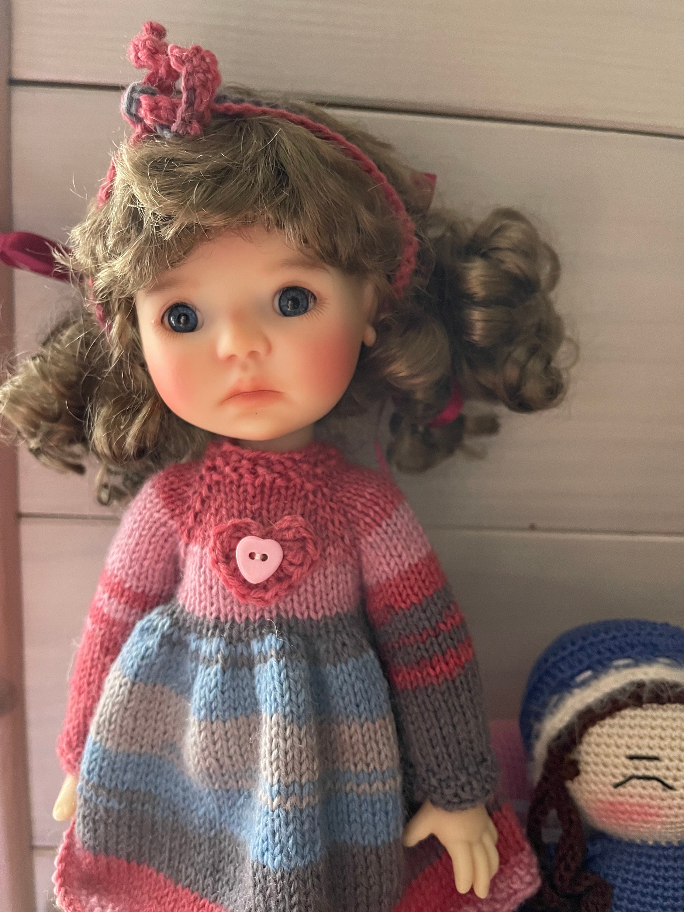 Tutorial/knitting Pattern for Meadow Dumplings Dolls 28 Cm, Long ...