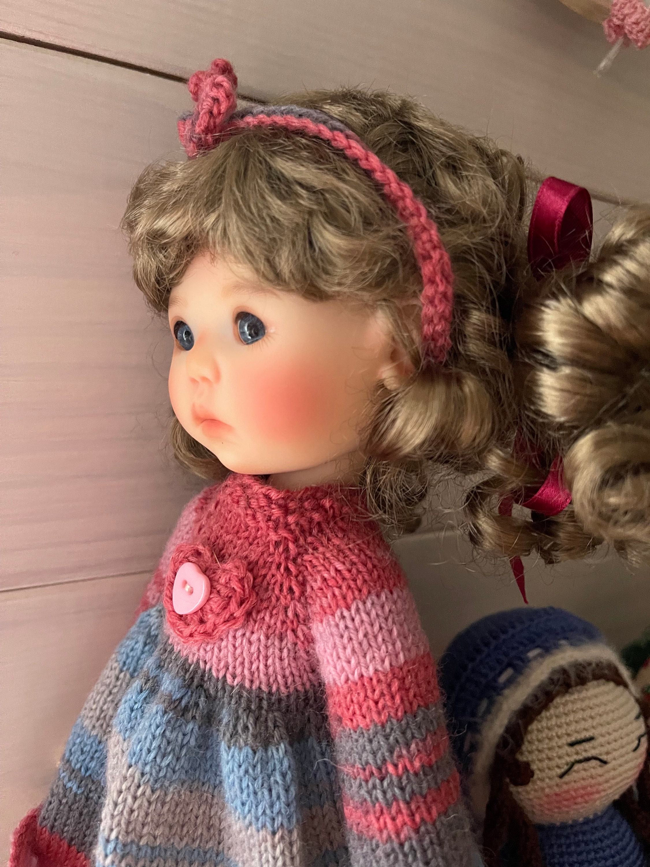 Tutorial/knitting Pattern for Meadow Dumplings Dolls 28 Cm, Long ...