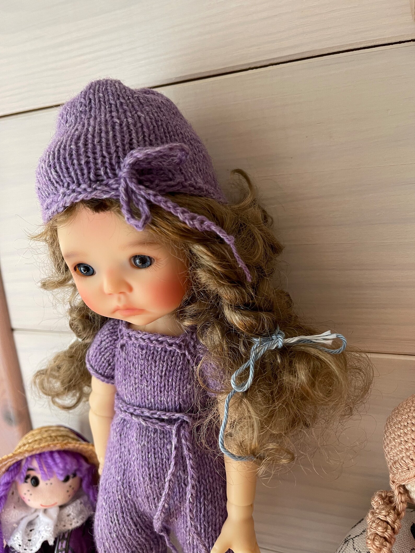 Tutorial/knitting Pattern for Meadow Dumplings Dolls 28 Cm, Jumpsuit ...