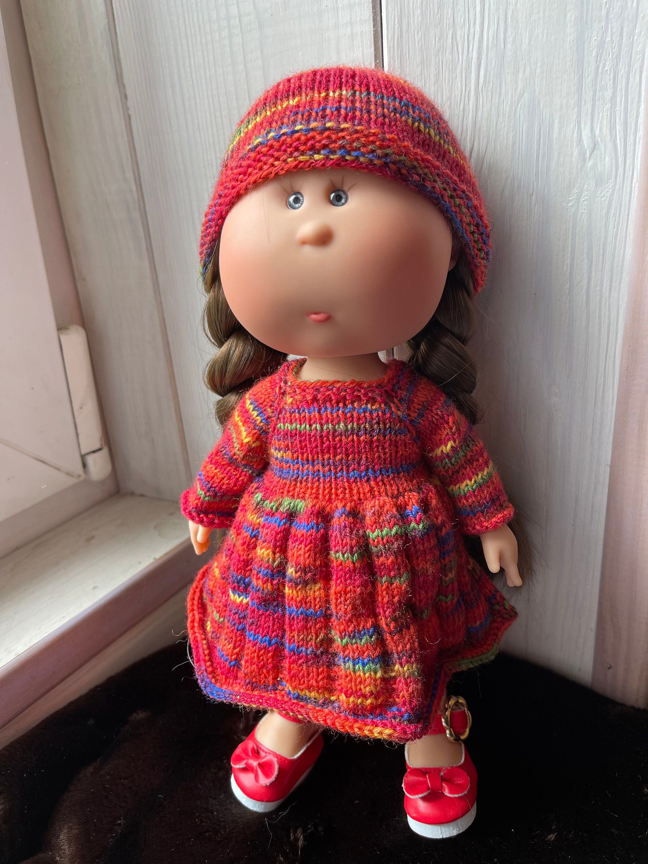 Tutorial/knitting Pattern for Mia Dolls From Nines D'onil 30 Cm, Long ...