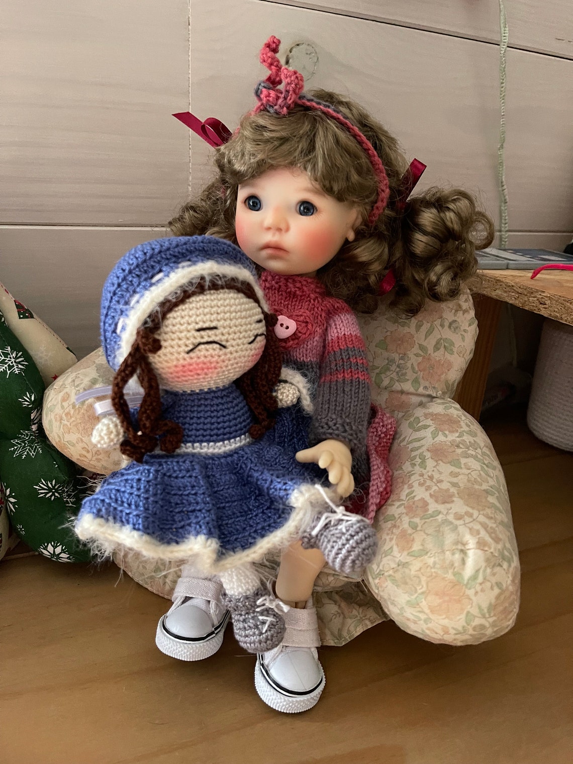 Tutorial/knitting Pattern for Meadow Dumplings Dolls 28 Cm, Long ...