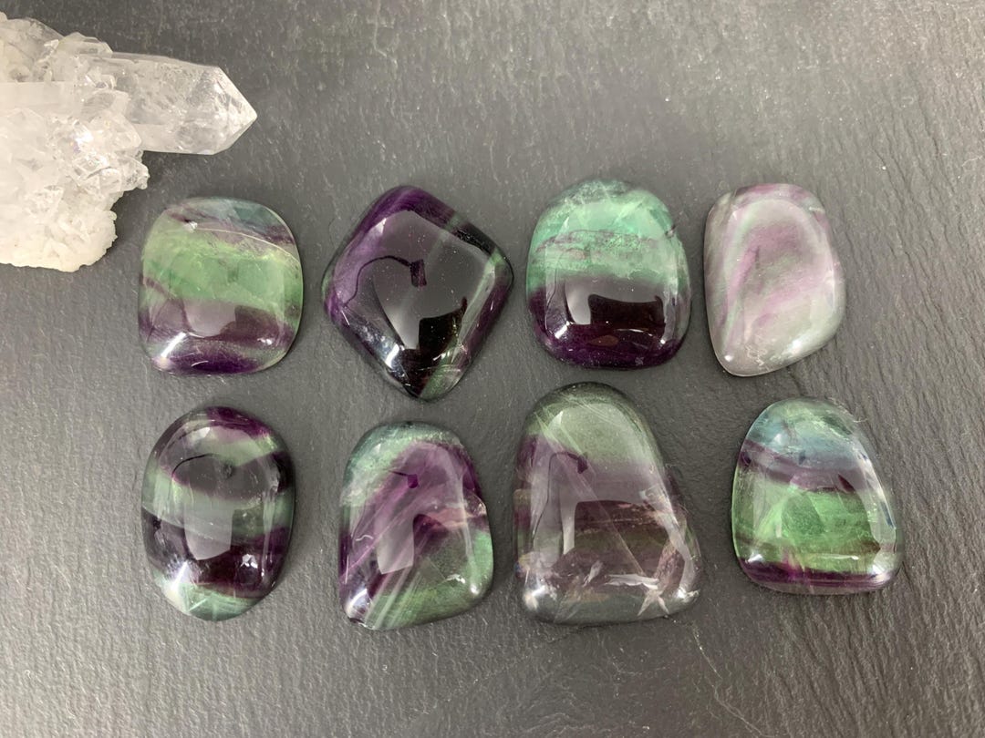 Fluorite Cabochon 19-26mm Long - Free Form/ W414-3 - Etsy
