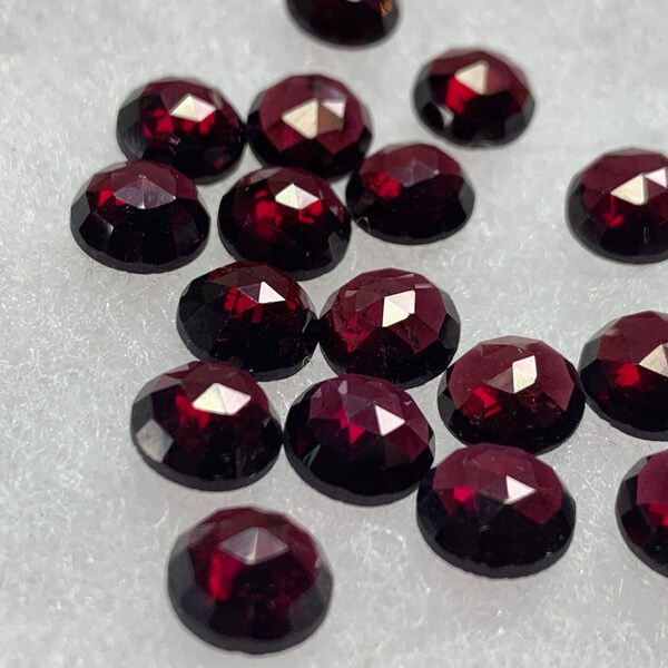 Faceted Garnet - Etsy