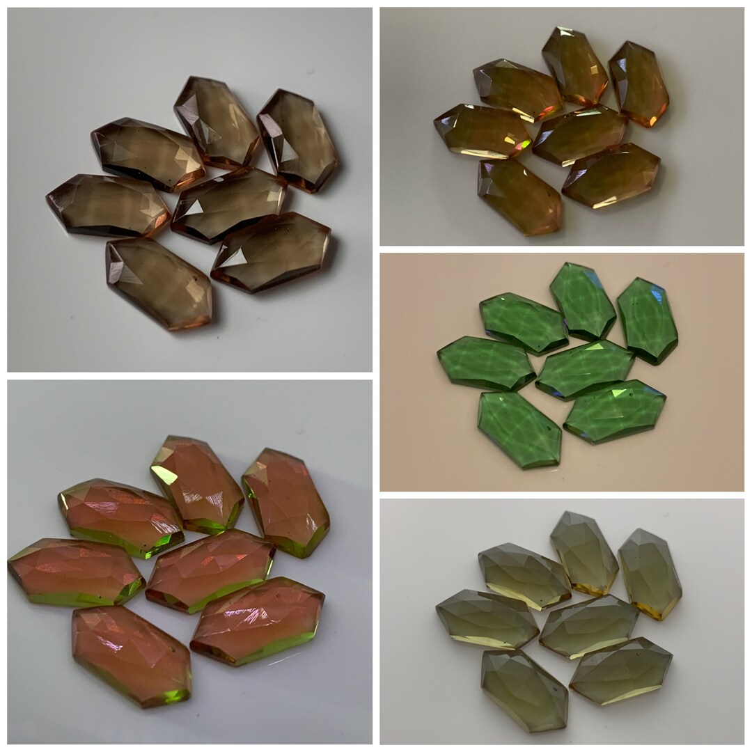 Color Changing Alexandrite Long Hexagon 8x16mm Cabochon - Etsy