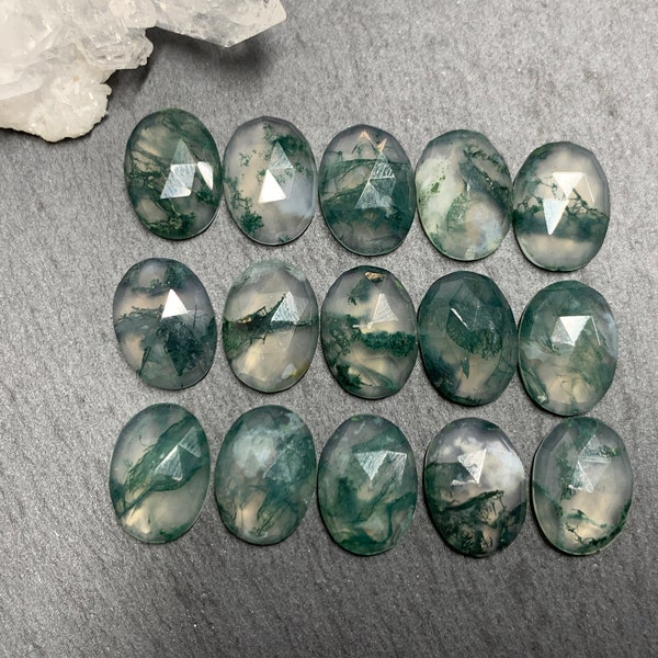 Moss Agate Cabochon - Etsy
