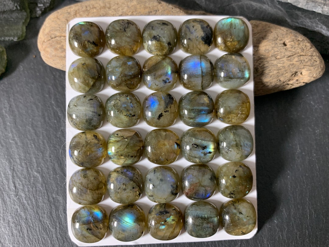 Labradorite Square Cushion 12x12mm Cabochon Calibrated Cabochons ...