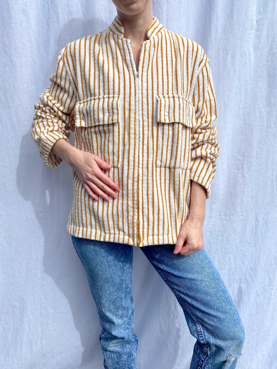 1970s - Terry Cloth Jacket - M - Gem
