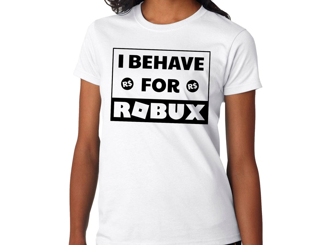 Behave for ROBUX ROBLOX GAMING Kids Gaming T Shirt. Gamer Gift | Etsy