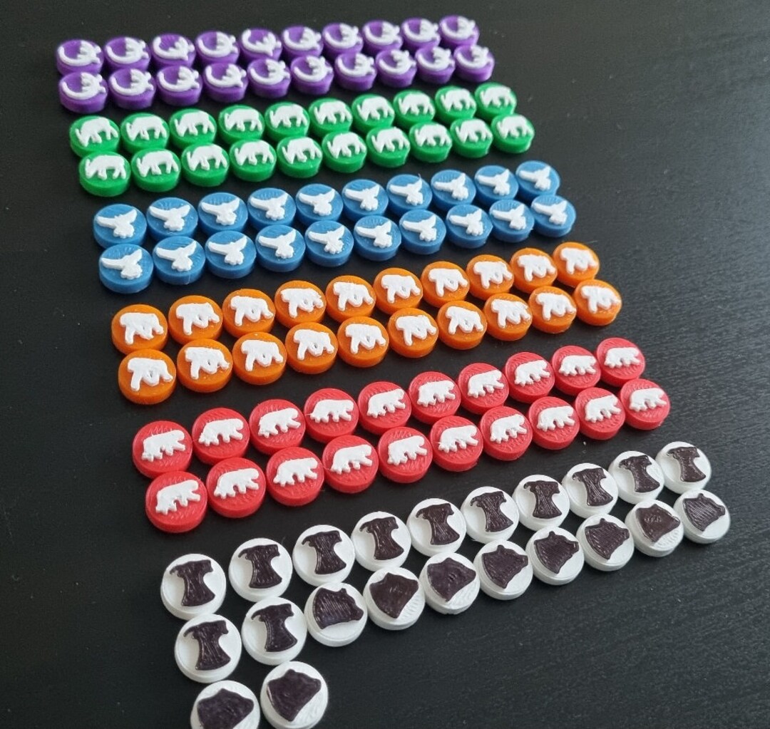 Ark Nova Animal Tokens Markers - Etsy