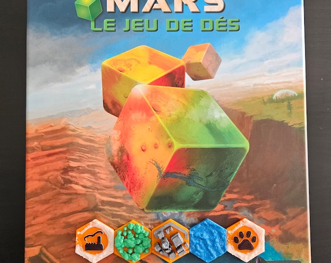Terraforming Board Game Tile Upgrade Mars the Dice Game - Etsy