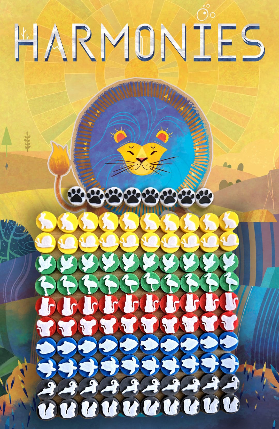 Upgraded animal tokens from the Harmonies board game - Etsy 日本