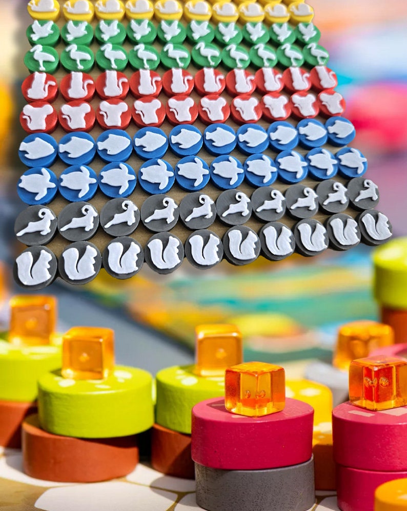 Upgraded animal tokens from the Harmonies board game - Etsy 日本