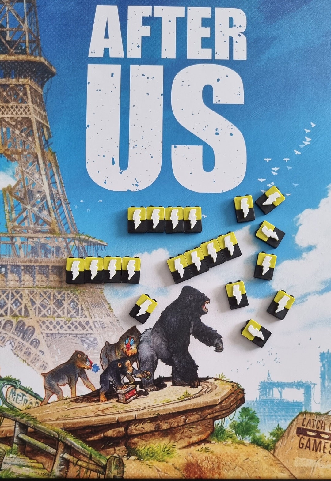 Battery Tokens After Us Token Board Game - Etsy