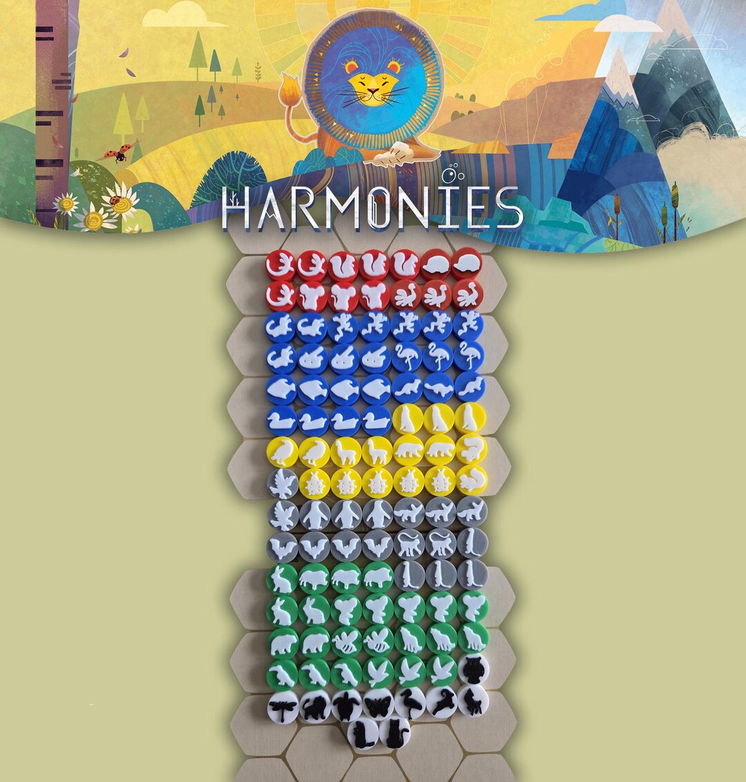 Upgraded Animal Tokens From the Harmonies Board Game - Etsy