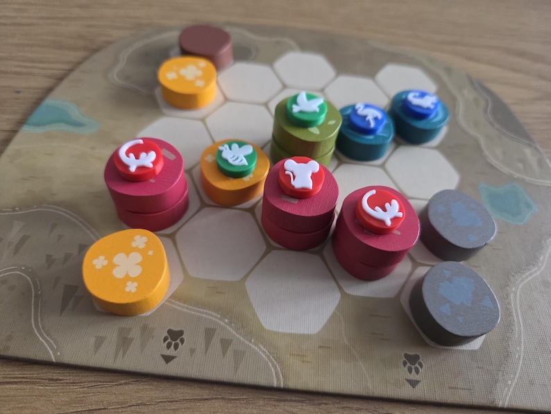 Upgraded Animal Tokens From the Harmonies Board Game - Etsy