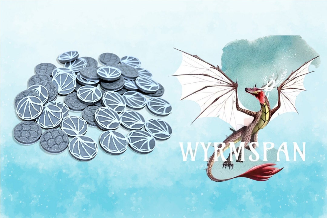 Wyrmspan Dragon Egg Marker Tokens Board Game - Etsy