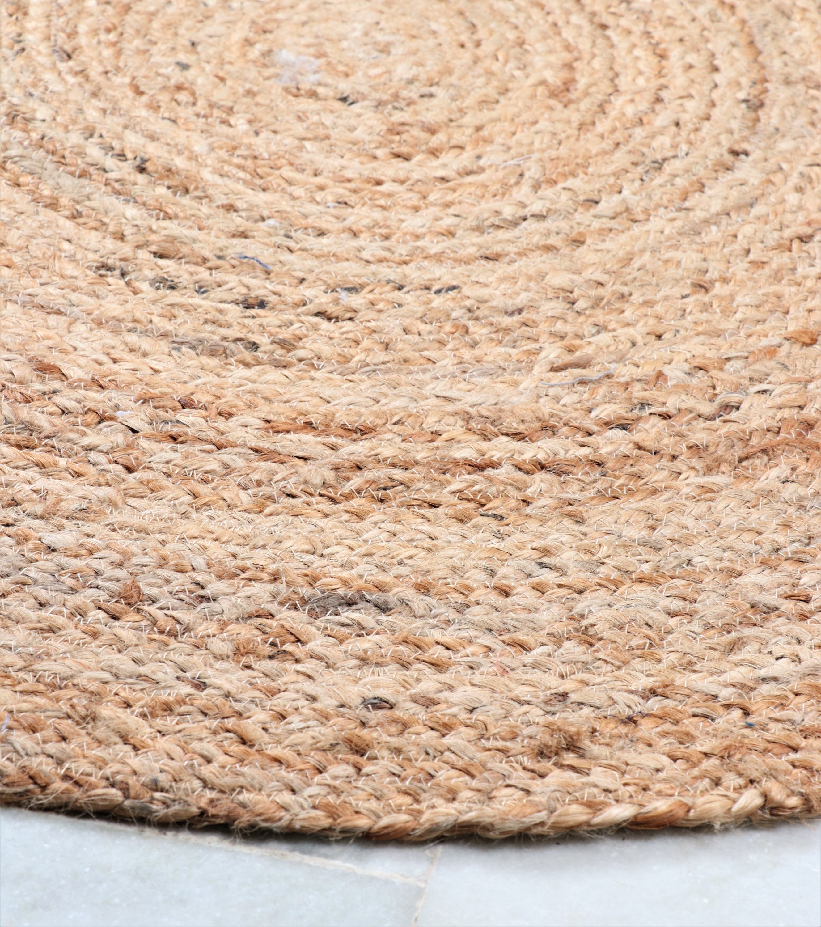 Jute Round Rug Natural Jute Rug Handmade Braided Rug Round Area Rug ...