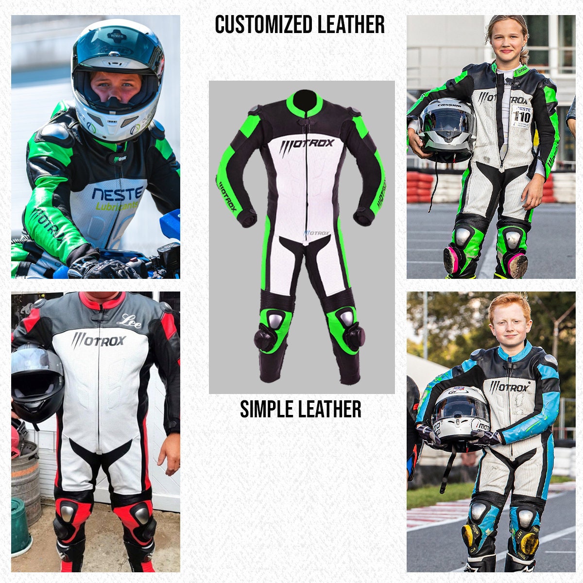 Motorcycle Leather Suit on Road off Road Motorbike Riding Suit Custom ...