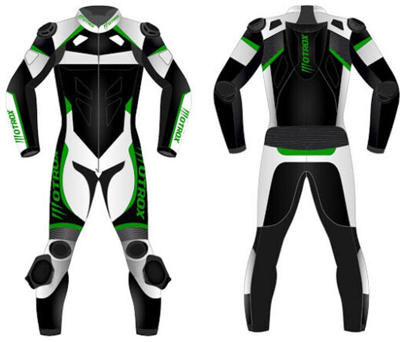 Motrox Unisex Racing Leather Suit for Motorbike Motorcycle Riders CE ...