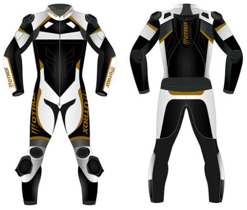 Motrox Unisex Racing Leather Suit for Motorbike Motorcycle Riders CE ...