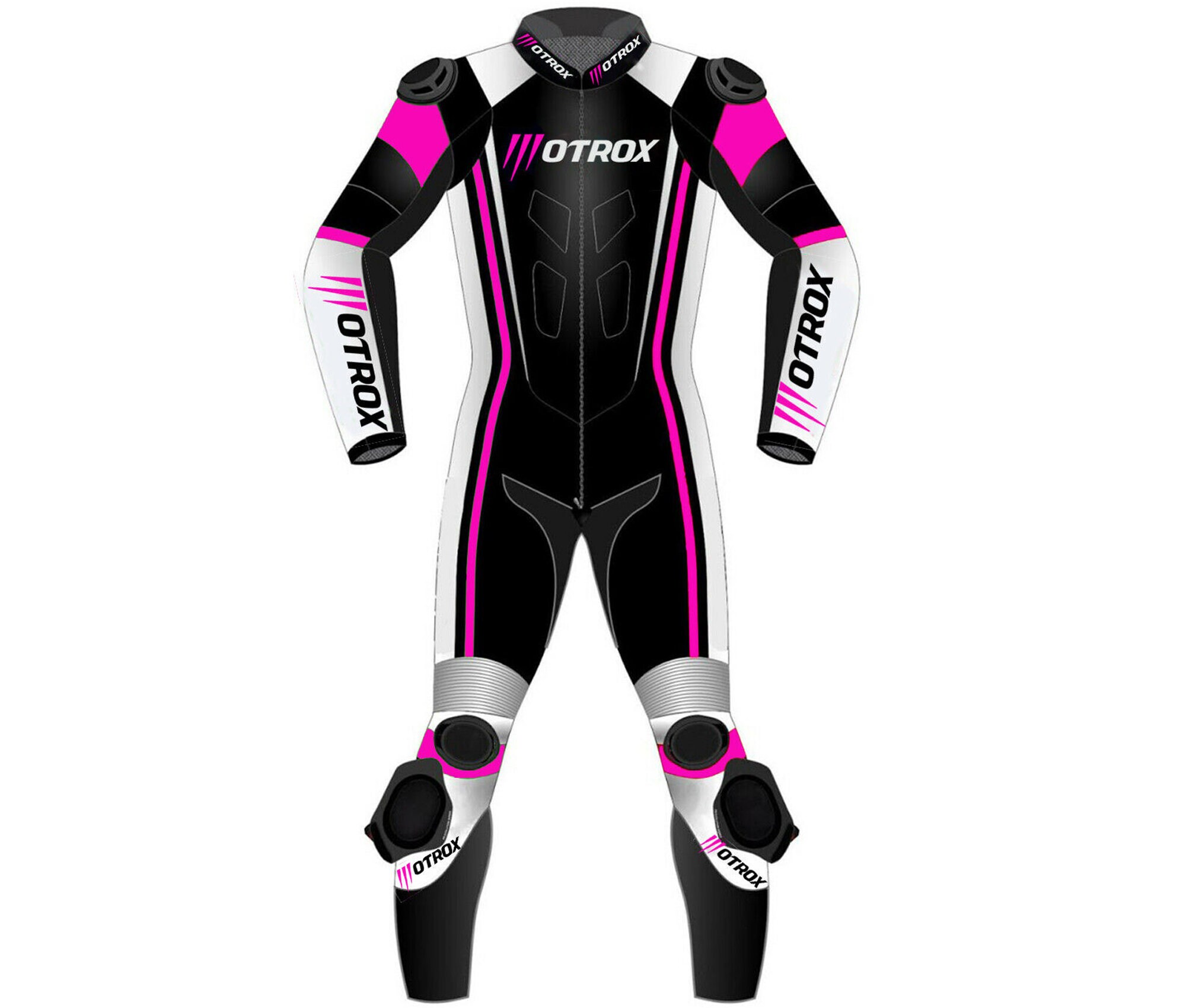 Womens Biker Suit Womens Leather Racing Suit Moto Style Ladies CE ...