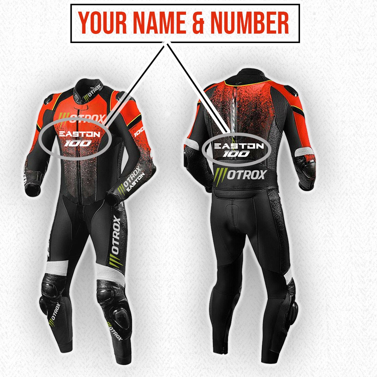 Motorcycle Leather Suit on Road off Road Motorbike Riding Suit Custom ...
