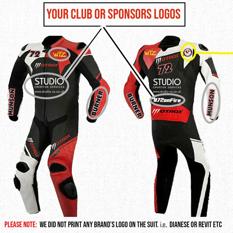 Motorcycle Leather Suit on Road off Road Motorbike Riding Suit Custom ...