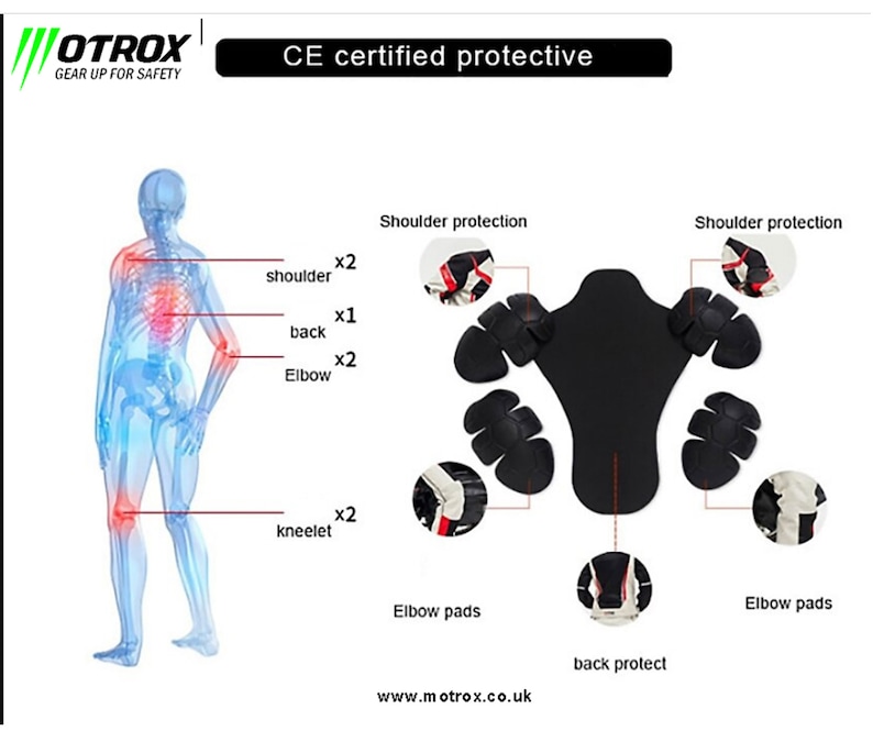 Motrox Unisex Racing Leather Suit for Motorbike Motorcycle Riders CE ...