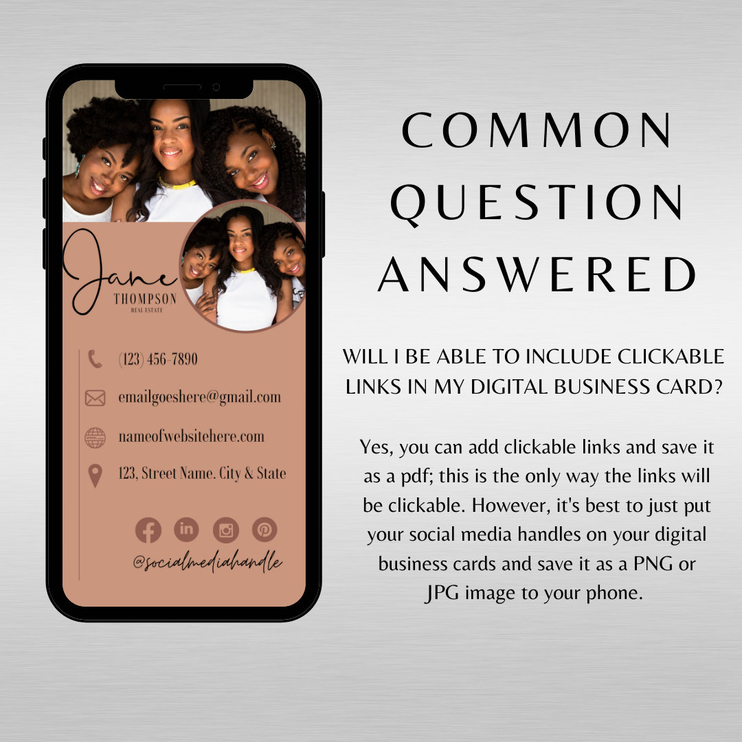 Digital Business Card | Modern Digital Business Card | Custom Digital ...