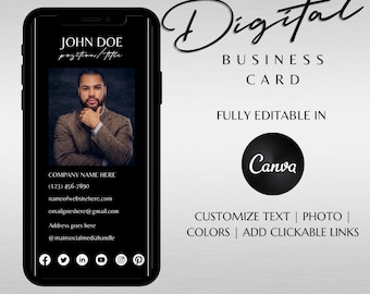 Digital Business Card | Modern Digital Business Card | Custom Digital ...