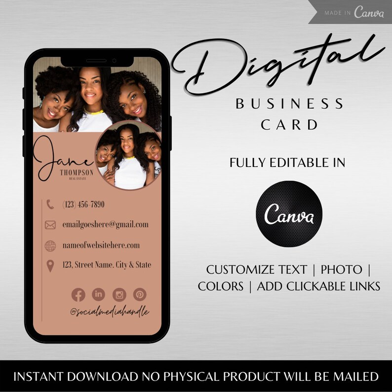 Digital Business Card | Modern Digital Business Card | Custom Digital ...