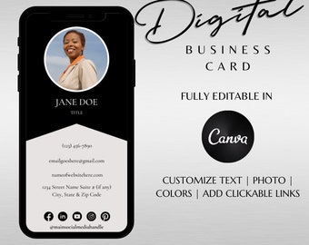 Digital Business Card | Modern Digital Business Card | Custom Digital ...