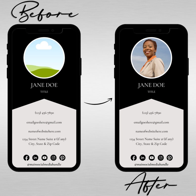 Digital Business Card | Modern Digital Business Card | Custom Digital ...