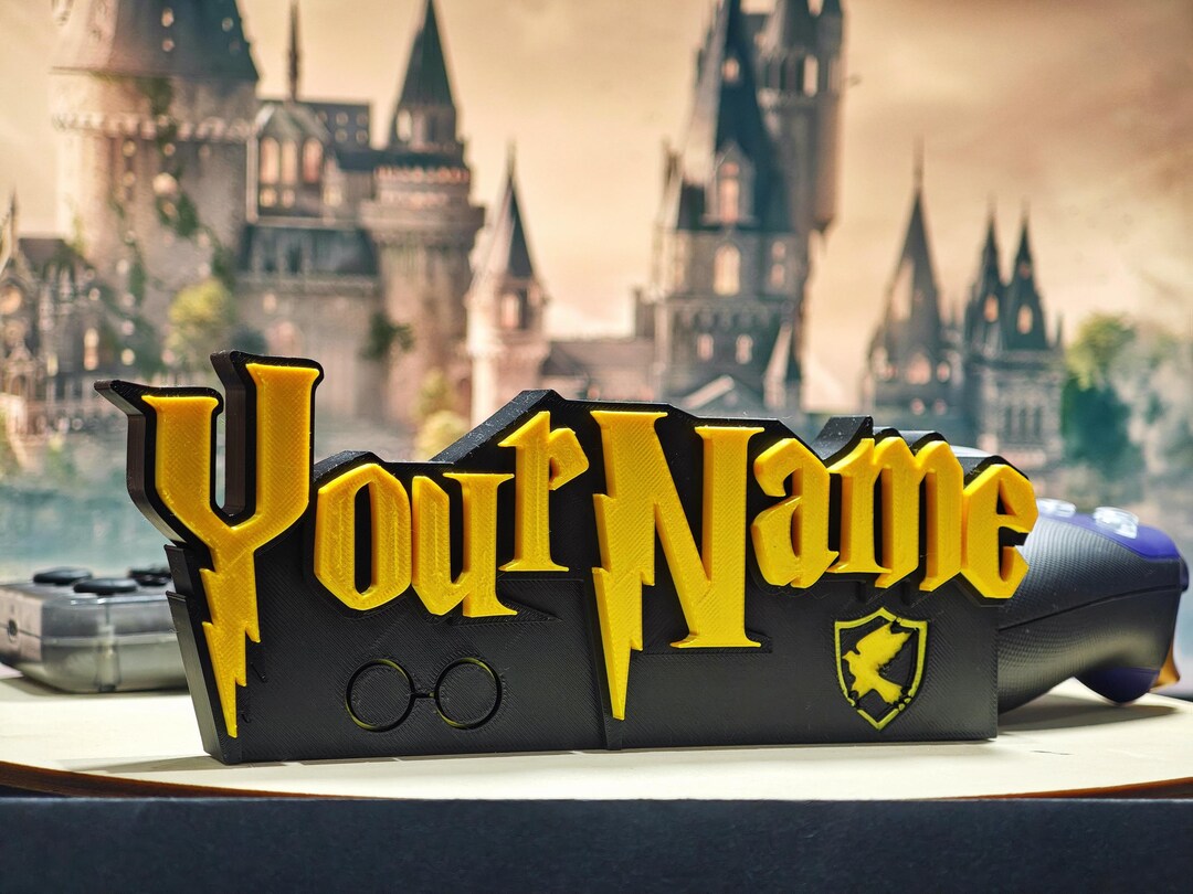 Personalized Custom Harry Potter Nameplate 3D Printed Name Plate Sign ...
