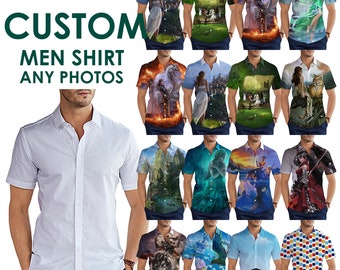Custom Button Down Shirt - Etsy
