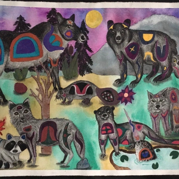 First Nations Art - Etsy
