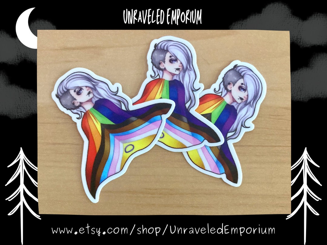 LGBTQ Pride Flag Punk Sticker - Etsy