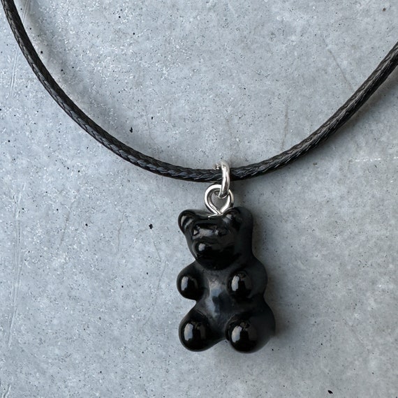 Black gummy bear necklace store