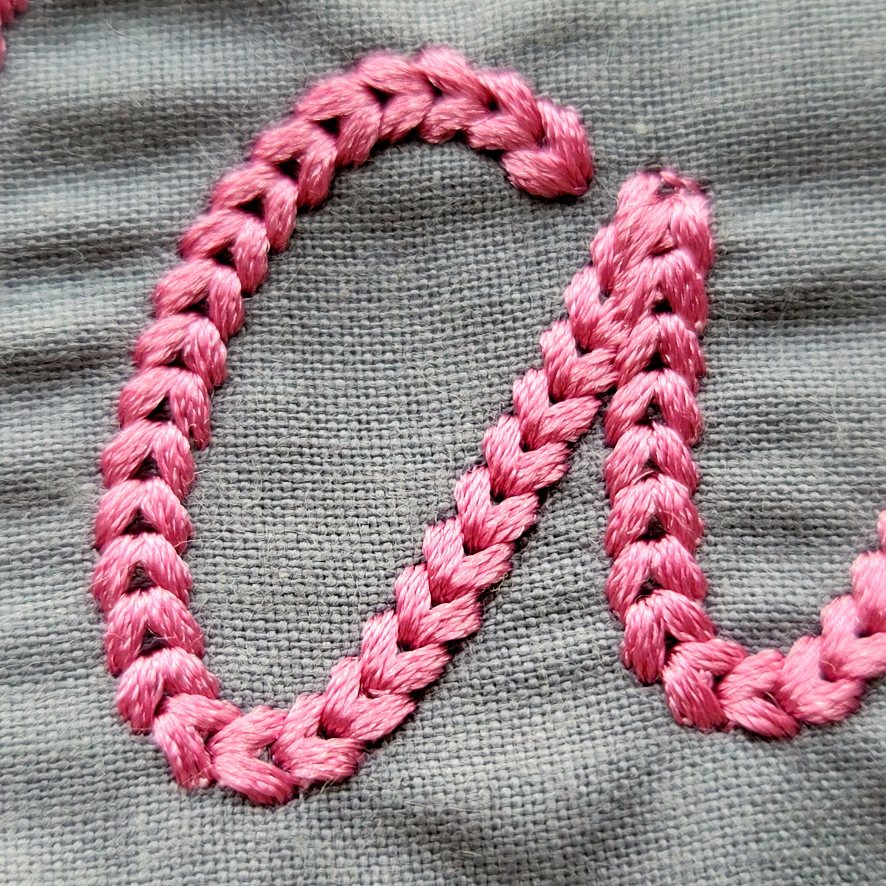 Bold Chain Font Embroidery Design 6 Sizes 2 2.5 3 3.5 4 5 Instant ...