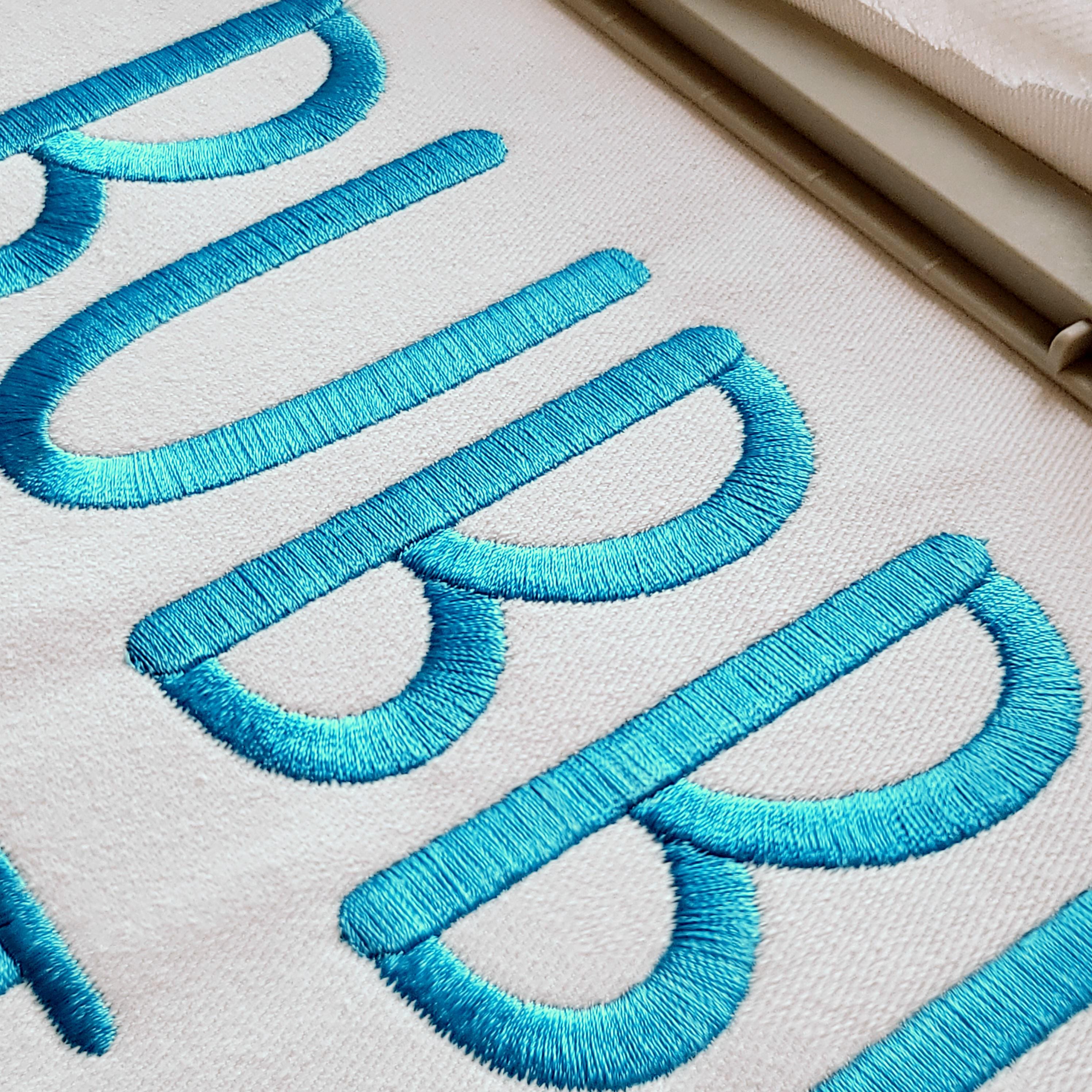Bubble Font 2D for Machine Embroidery 5 Sizes (1-4in) + BX Format - Etsy