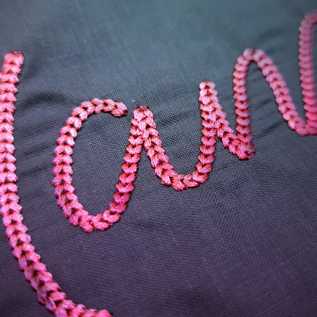 Bold Chain Font Embroidery Design 6 Sizes 2 2.5 3 3.5 4 5 Instant ...