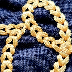 Bold Chain Stitch Font Embroidery Design - 6 Sizes (2" 2.5" 3" 3.5" 4 ...