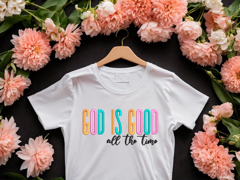 God is Good All the Time Embroidery Design, Jesus Machine Embroidery ...