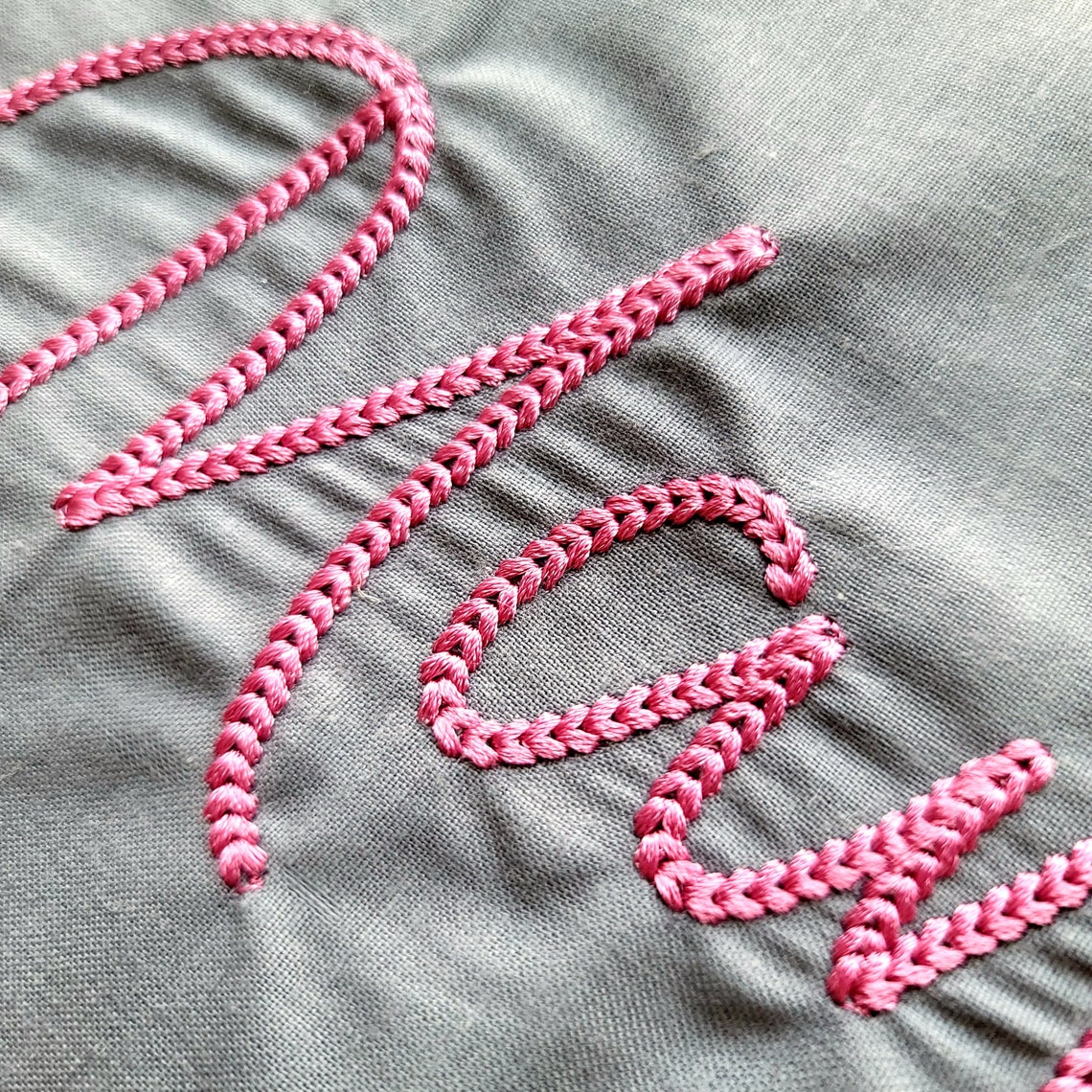 Bold Chain Font Embroidery Design 6 Sizes 2 2.5 3 3.5 4 5 Instant ...