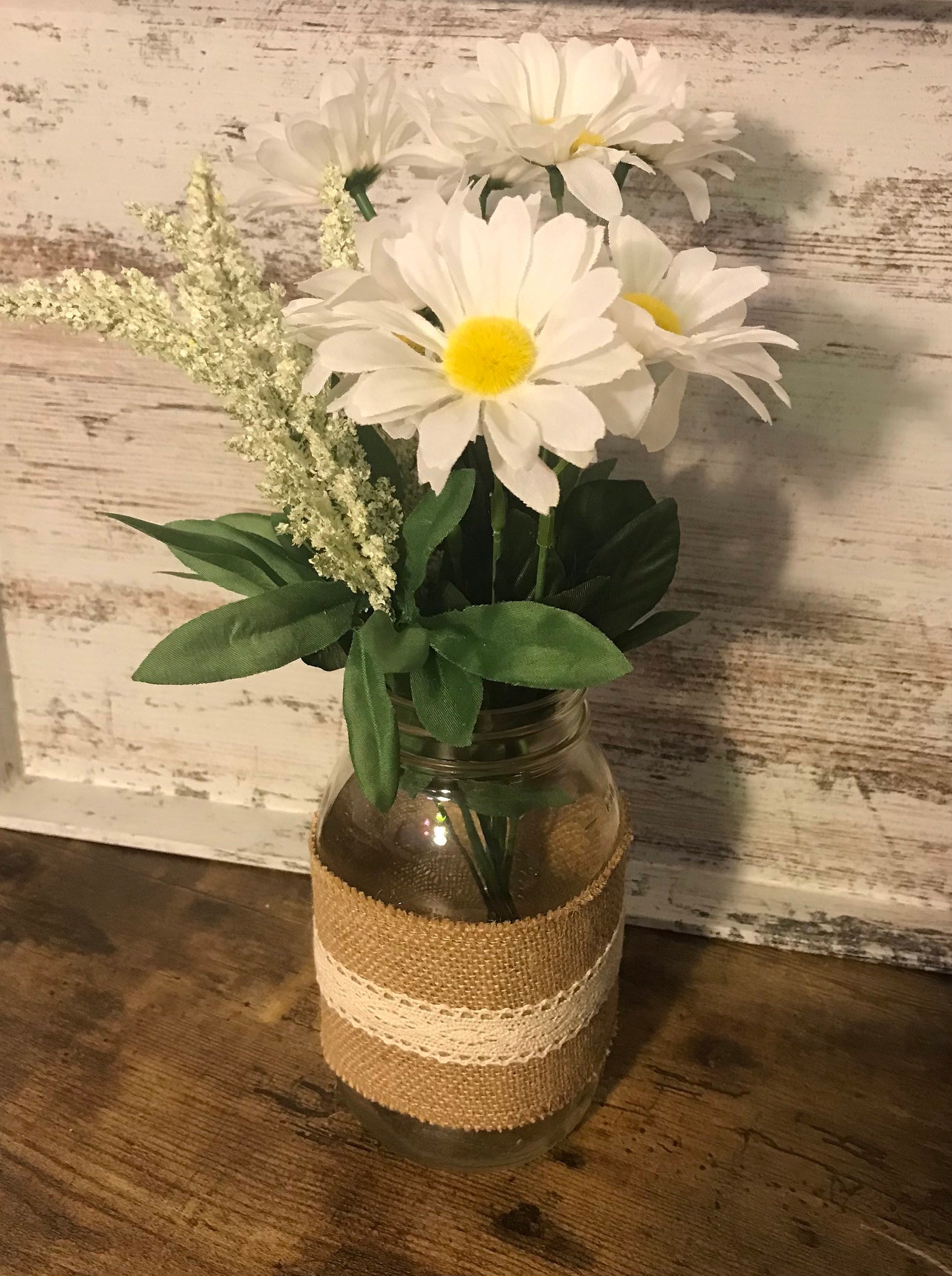 Rustic Wedding Decorations Boho Burlap Mason Jar Sleeves - Etsy