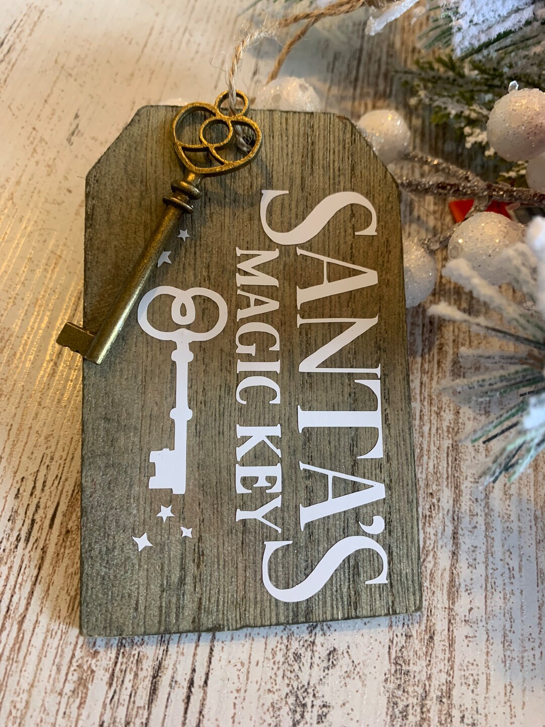 Santa’s Magic Key Ornament, Christmas Ornament, Christmas Eve Tradition ...